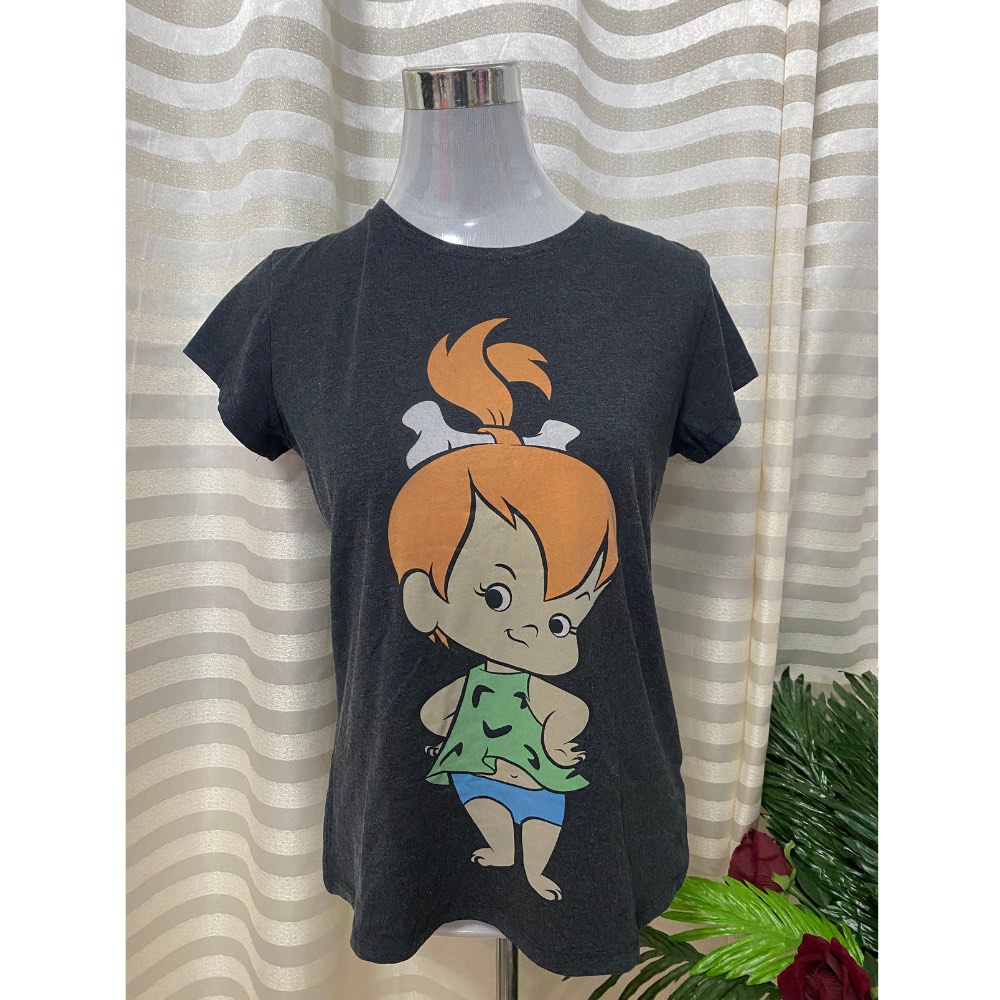 Pebbles Flintstone Shirt, Women's Fashion, Tops, Shirts on Carousell