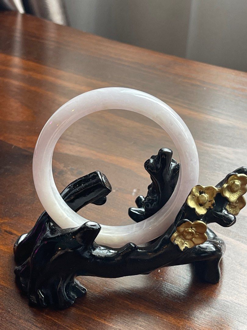 Pink Myanmar Jadeite Bangle, Women's Fashion, Jewelry & Organisers ...