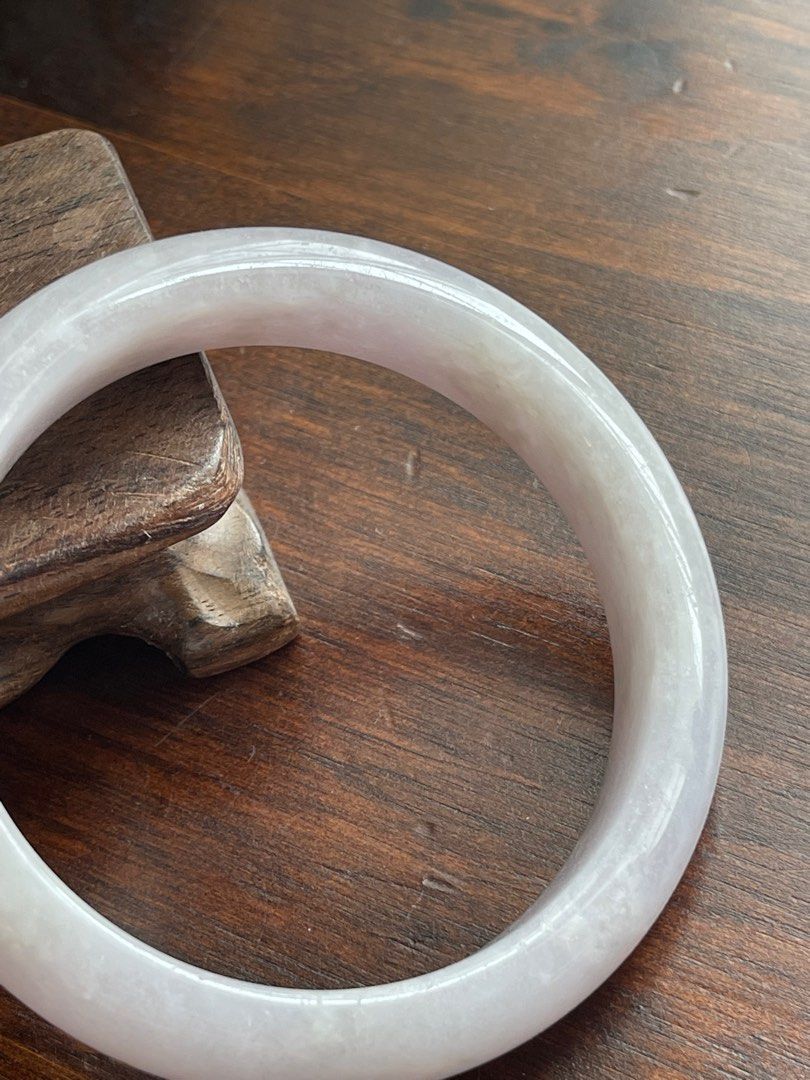 Pink Myanmar Jadeite Bangle, Women's Fashion, Jewelry & Organisers ...