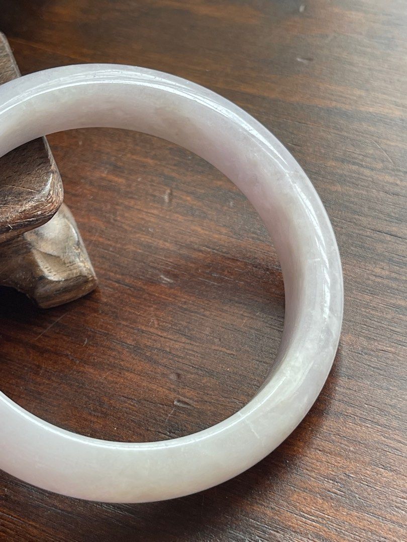 Pink Myanmar Jadeite Bangle, Women's Fashion, Jewelry & Organisers ...