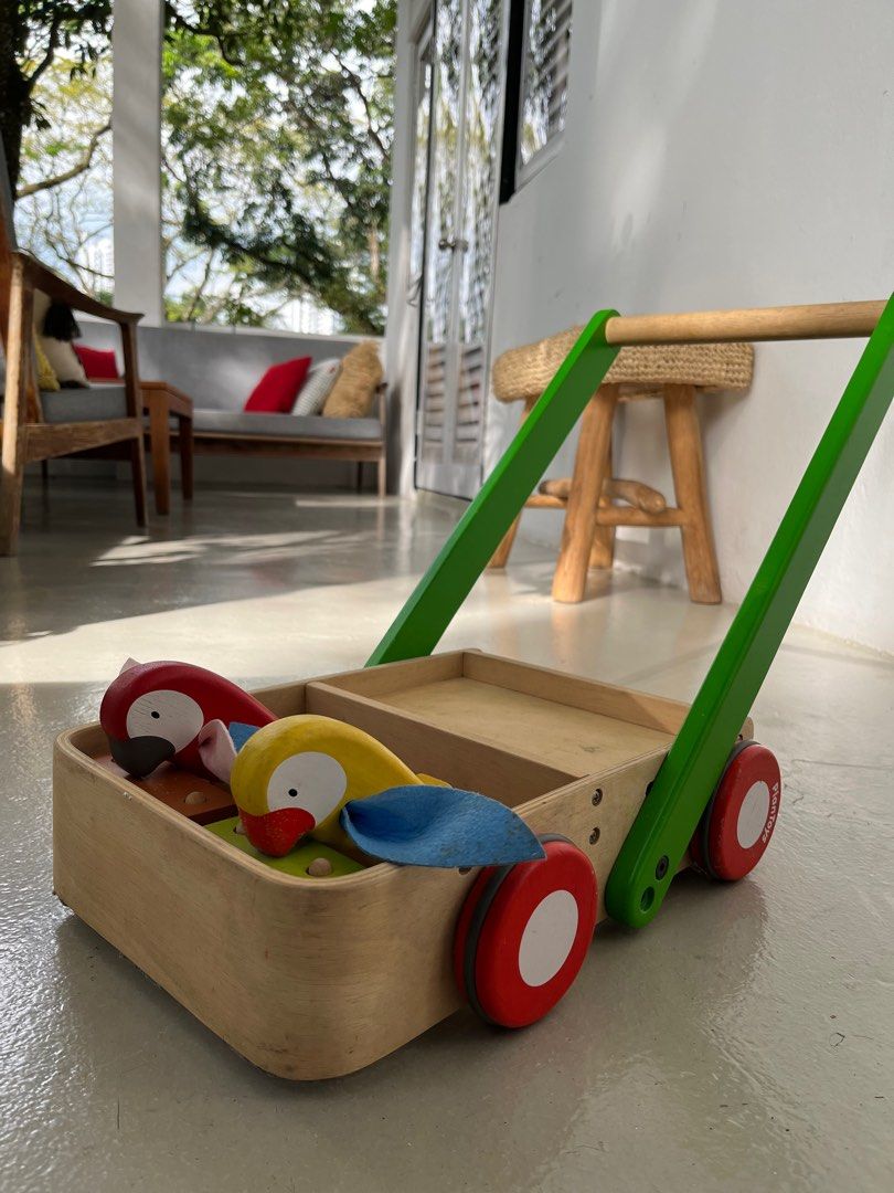 Plan toy baby walker, Babies & Kids, Infant Playtime on Carousell