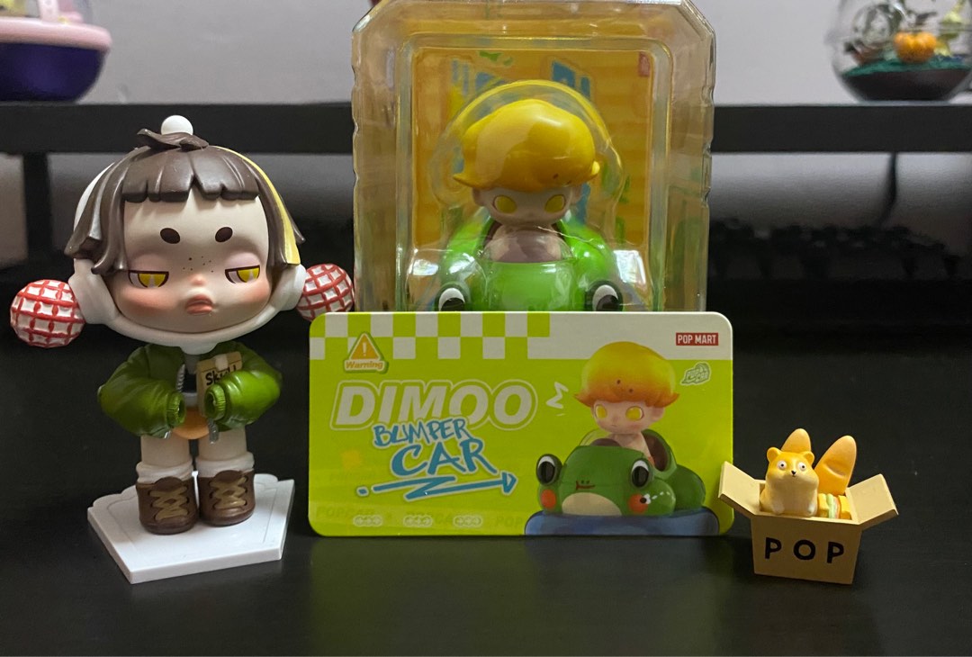 pop mart Pop Car Bumper Car 樂園碰碰車 dimoo碰碰車, 興趣及遊戲, 玩具 & 遊戲類 - Carousell