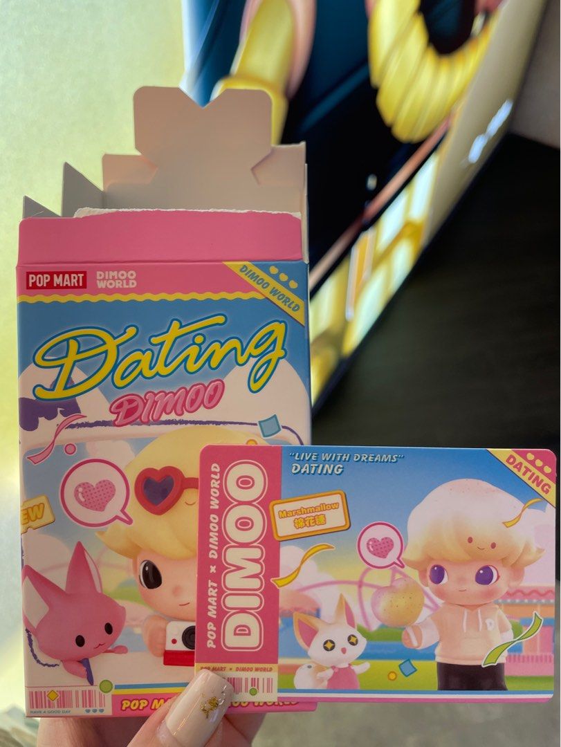 Popmart Dimoo Dating 約會系列 盲盒 棉花糖款, 興趣及遊戲, 玩具 & 遊戲類 - Carousell