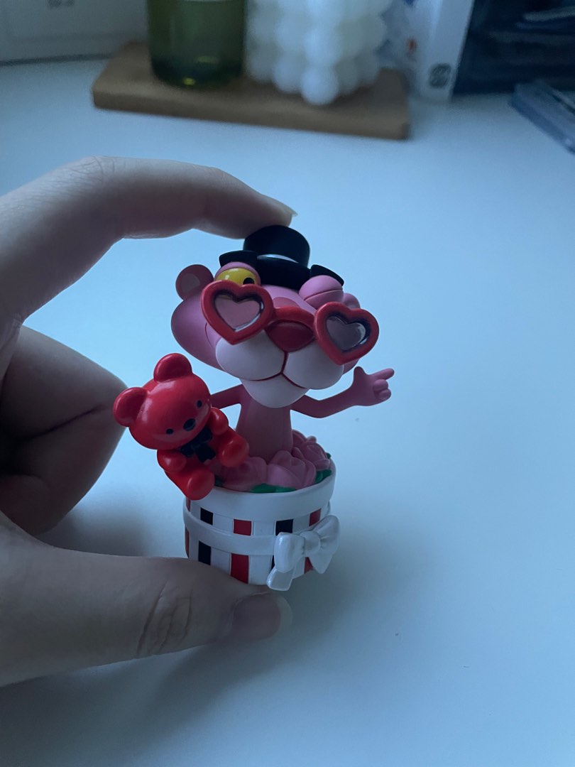 POPMART pink panther official, Hobbies & Toys, Toys & Games on Carousell