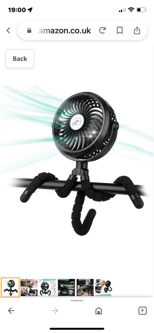 Portable & Flexible Fan, Furniture & Home Living, Lighting & Fans, Fans ...