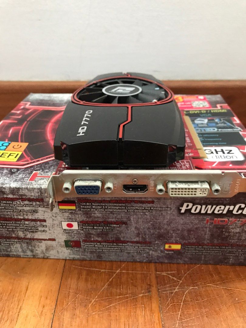 Powercolor HD7770 Radeon Graphics card, Computers & Tech, Parts ...