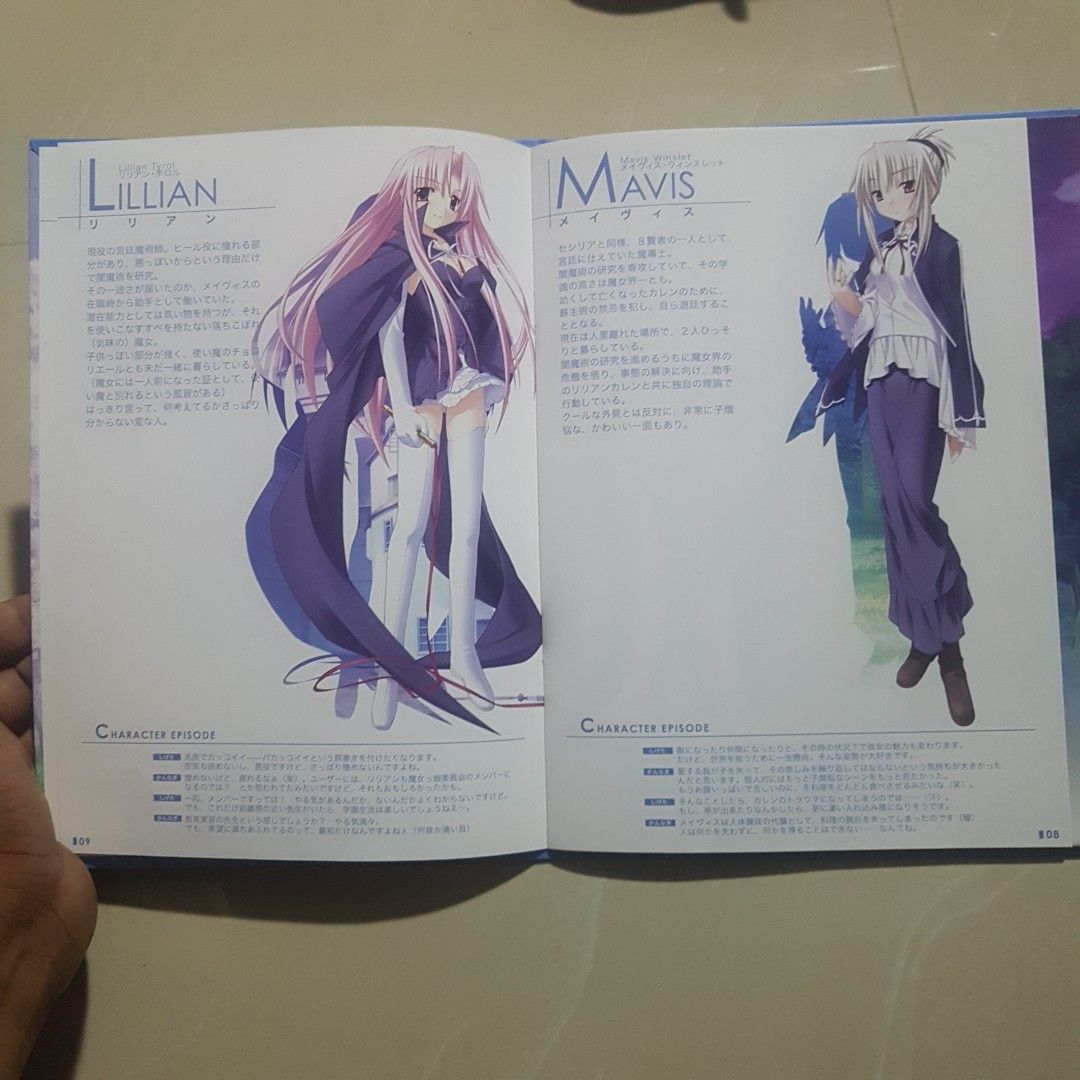 PRINCESS WITCHES character book and chibi on Carousell