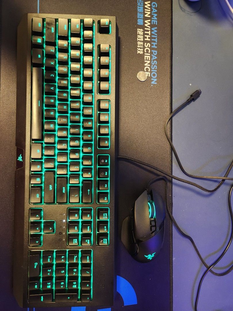 Razer Basilisk Mouse and Blackwidow V2 Keyboard, Computers & Tech ...