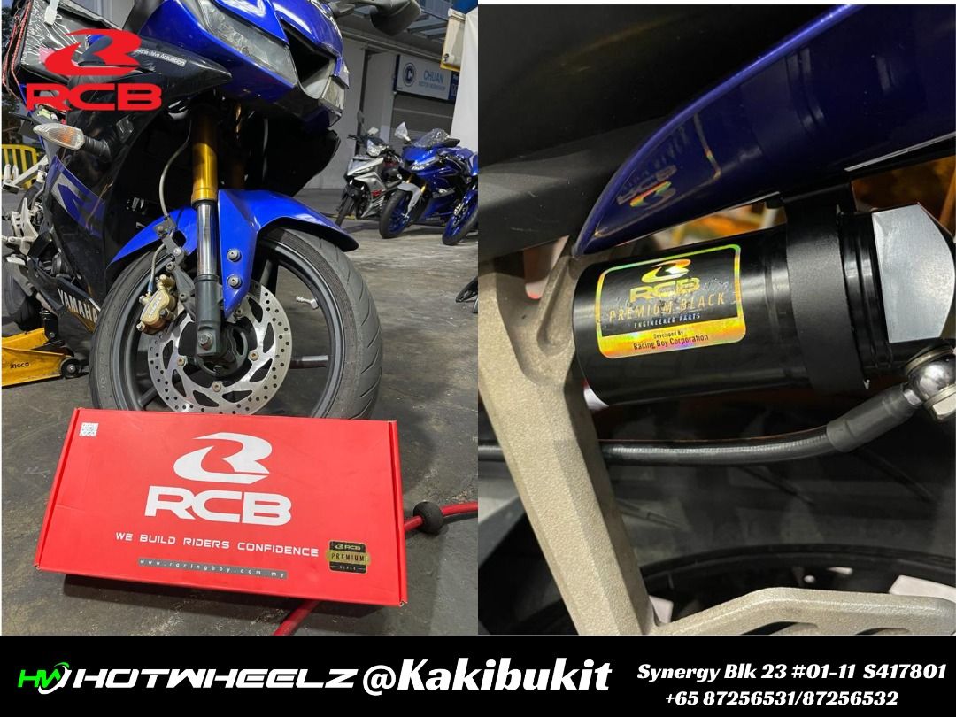 RCB DB-2 LINE SUSPENSION-YAMAHA R15, Motorcycles, Motorcycle ...