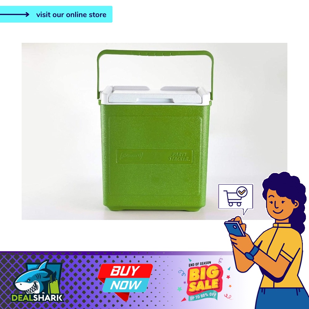 (readystock) Coleman 18-Quart Party Stacker Cooler, Furniture & Home ...