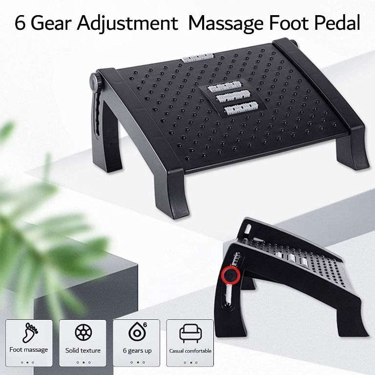 (readystock) VIVOUNITY Adjustable Under Desk Footrest - Ergonomic Foot ...