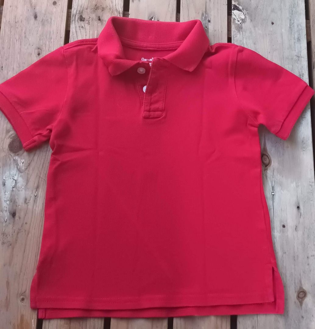 Red polo, Babies & Kids, Babies & Kids Fashion on Carousell