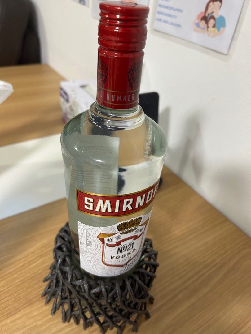 Red Smirnoff 1 Litre, Food & Drinks, Alcoholic Beverages on Carousell