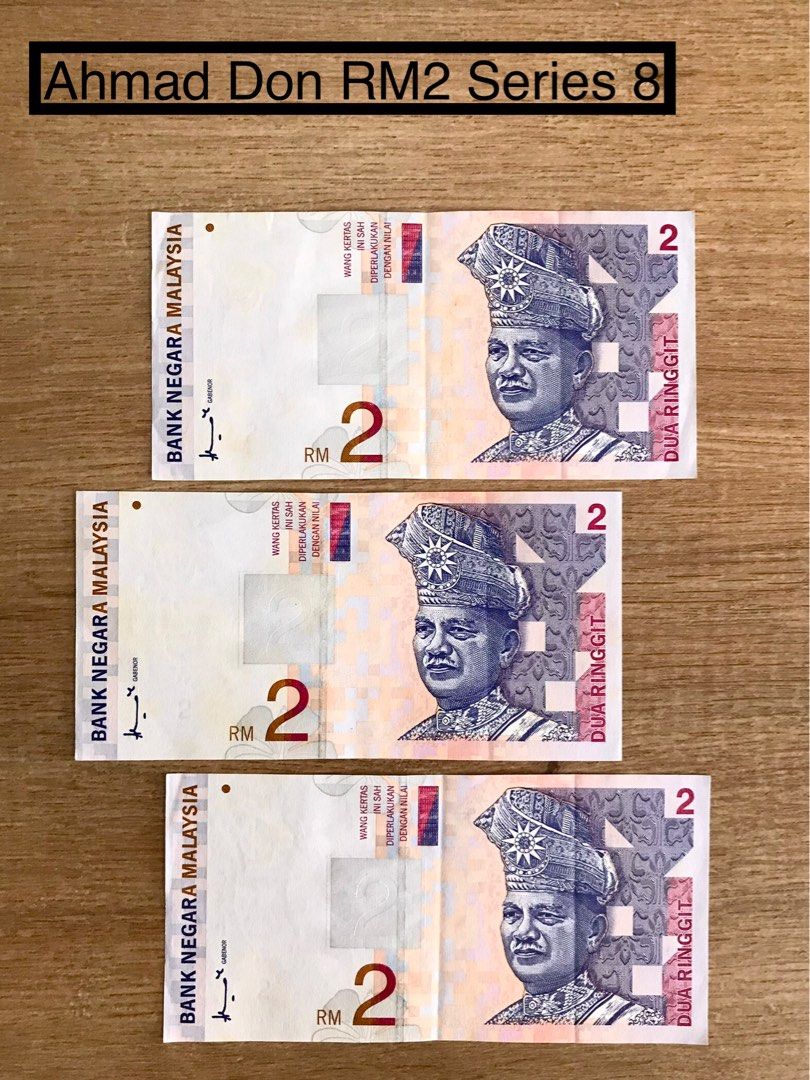 RM 2 Dua Ringgit Malaysia Ahmad Don RM2 Series 8th Siri 8, Hobbies ...