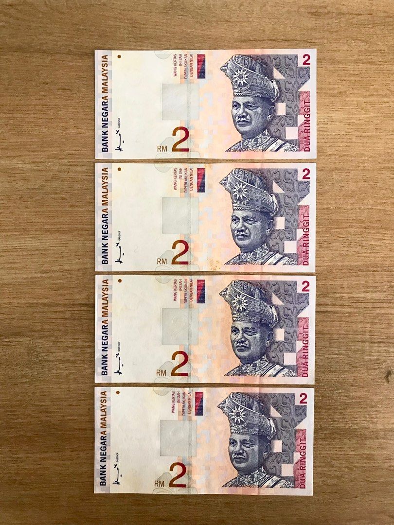 RM 2 Dua Twelve Running Numbers Ringgit Malaysia Ahmad Don RM2 Series ...