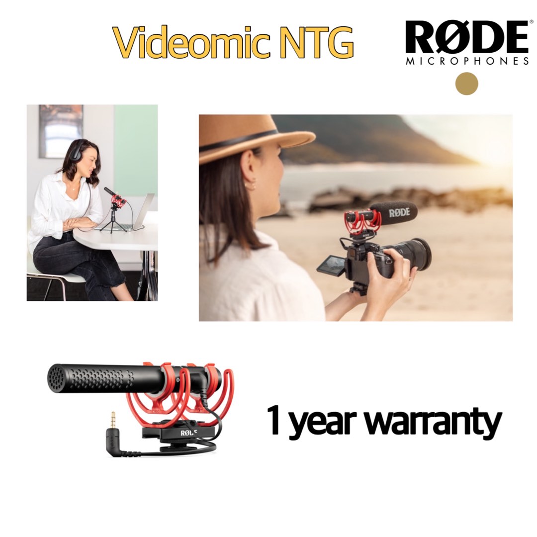 RODE VIDEOMIC NTG microphone, Audio, Microphones on Carousell