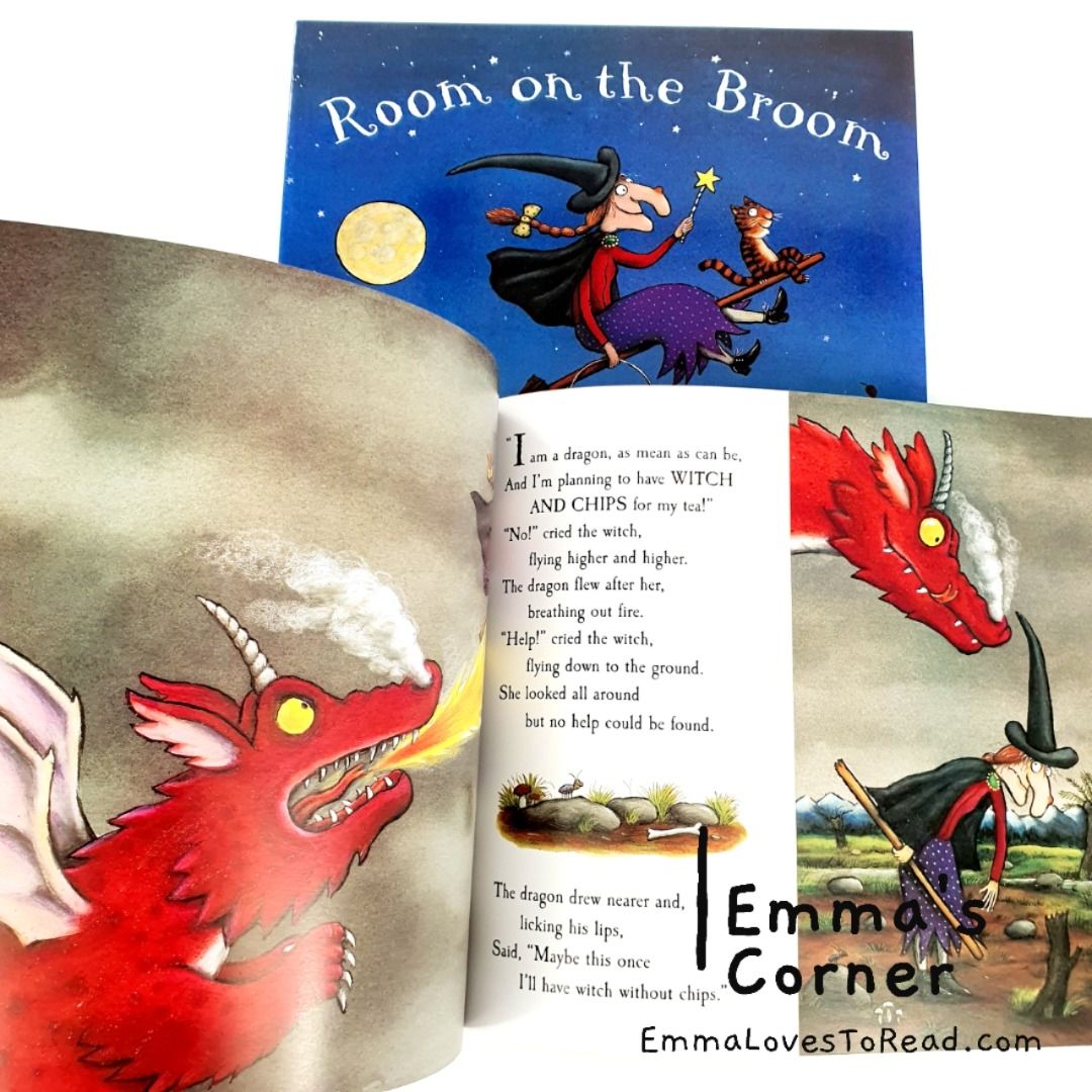 Room on the Broom by Julia Donaldson Children Picture Book, Hobbies ...