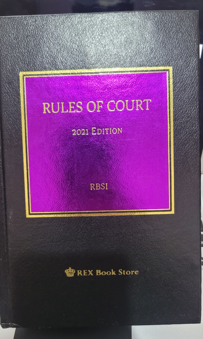 Rules of Court Codal 2021 edition, Hobbies & Toys, Books & Magazines ...