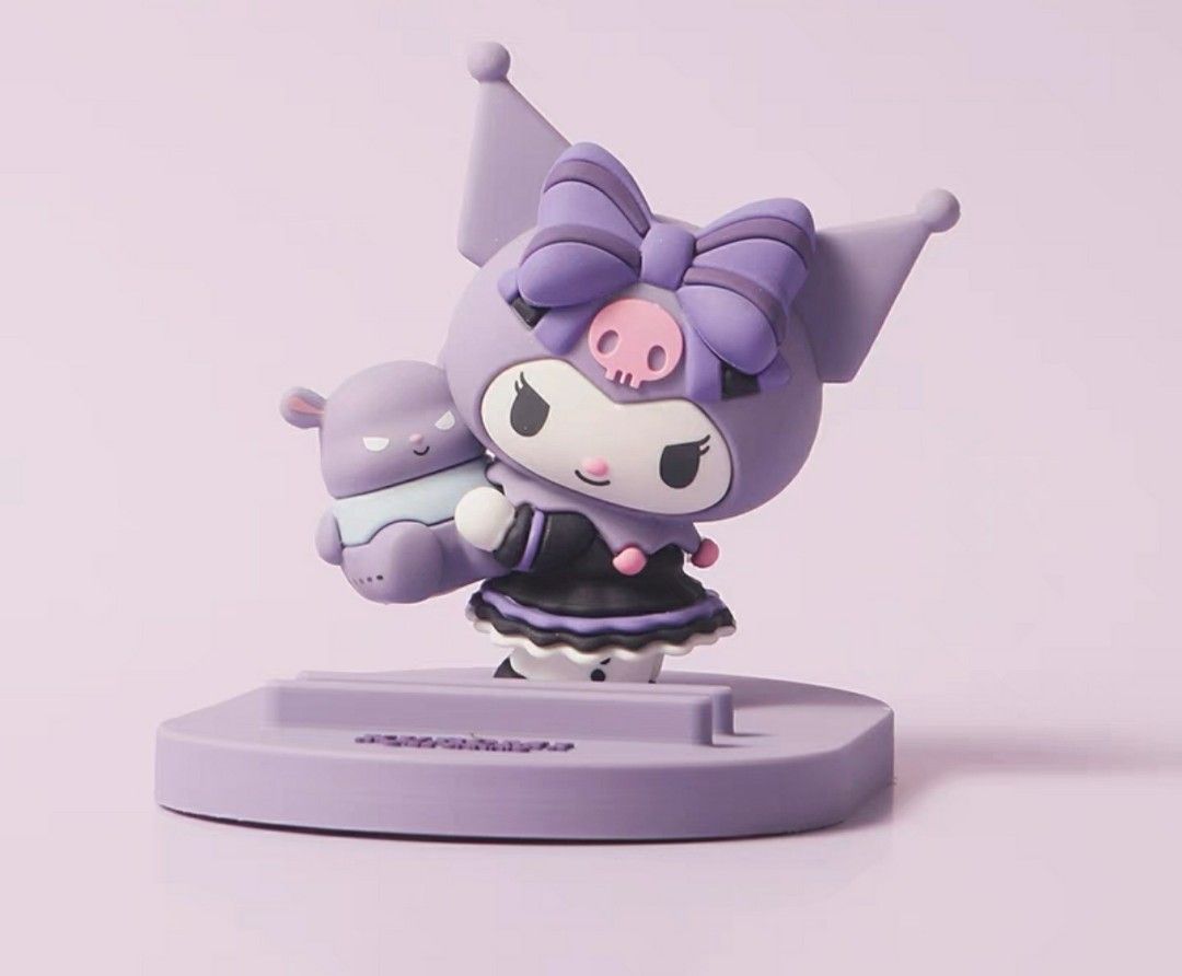 [SANRIO X MINISO] SANRIO CHARACTERS KUROMI AND BAKU SERIES HANDPHONE STAND, Hobbies & Toys, Toys ...