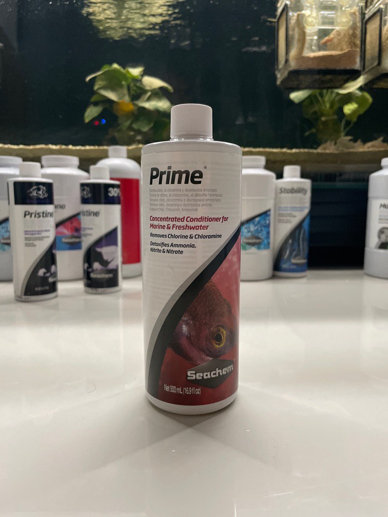 Seachem Prime 500ML, Pet Supplies, Homes & Other Pet Accessories on ...