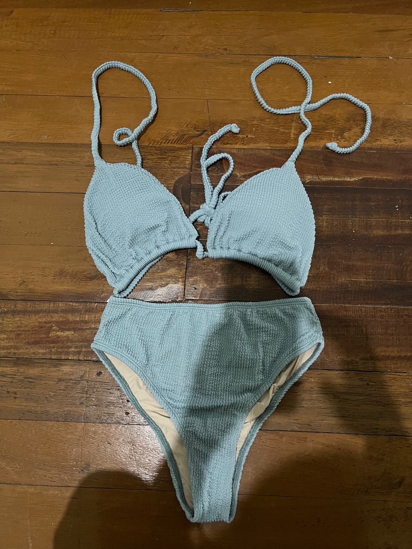 Sew local texture bikini, Women's Fashion, Swimwear, Bikinis ...