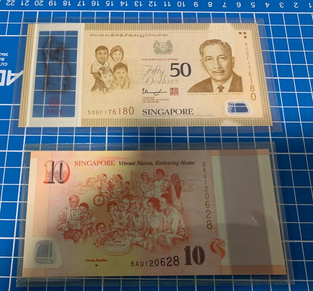 SG50 Commemorative Notes, Hobbies & Toys, Memorabilia & Collectibles ...