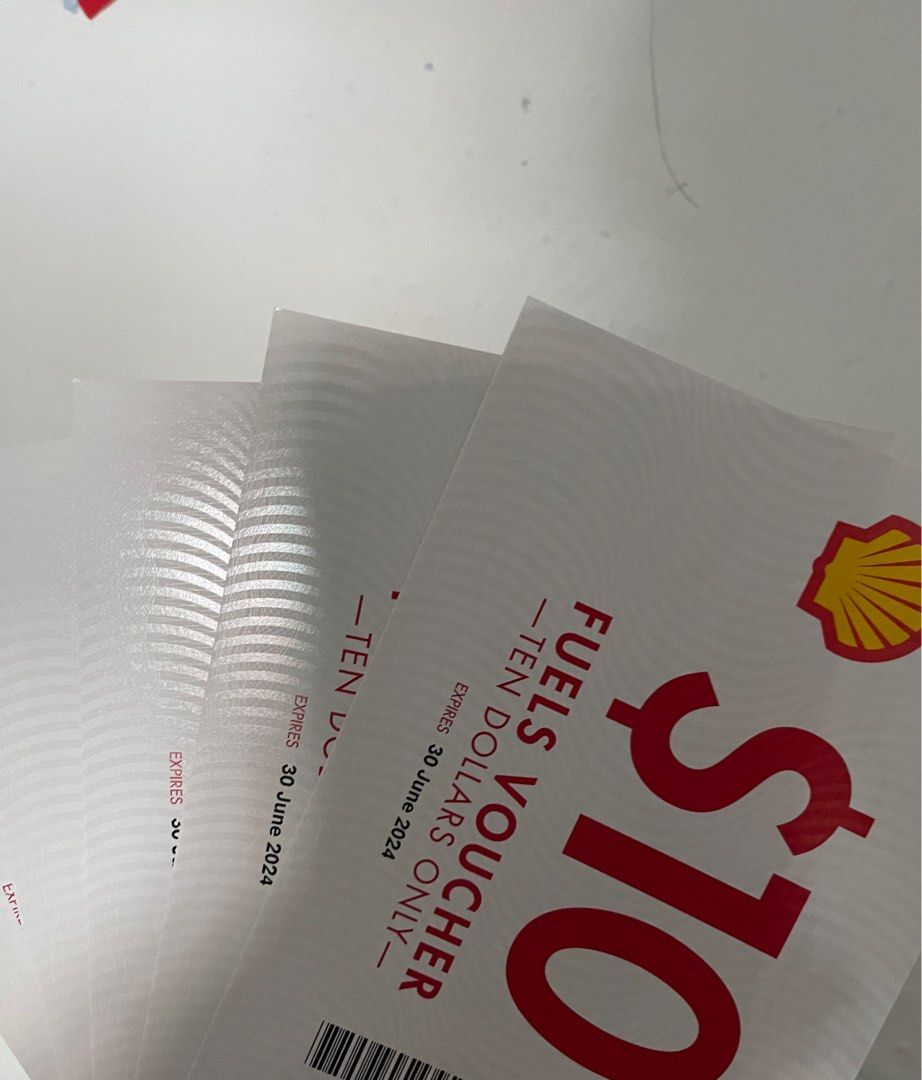 Shell Fuel Voucher, Tickets & Vouchers, Vouchers on Carousell