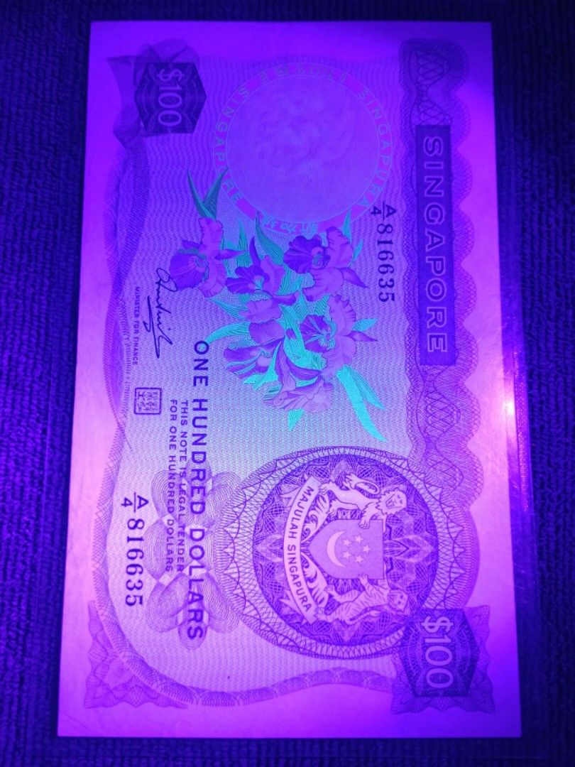Singapore Bank note $100 Orchid series., Hobbies & Toys, Memorabilia ...