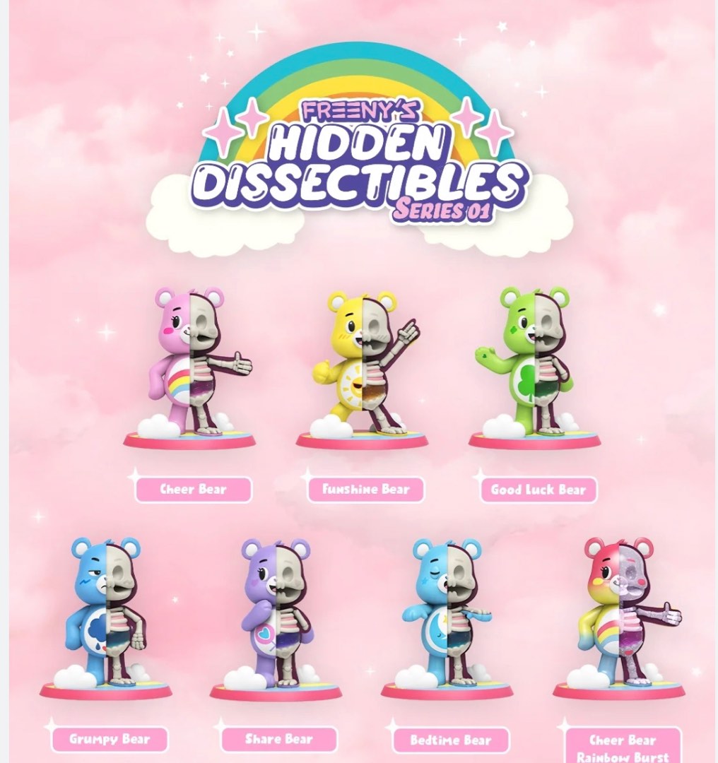 Skeleton carebear hidden dissectibles, Hobbies & Toys, Toys & Games on ...
