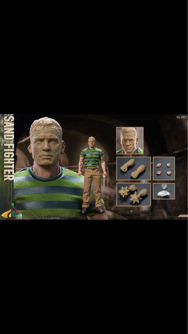 SL Custom SL007 1/6 scale Sand Fighter figure Hottoys Spider-Man, 興趣及遊戲 ...