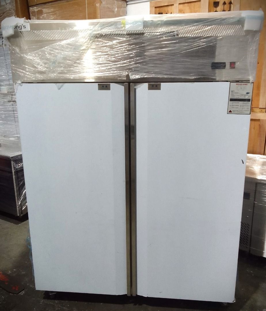 SLG4-1.2F 2 FULL DOORS UPRIGHT STAINLESS STEEL CHILLER BLOWER SYSTEM ...