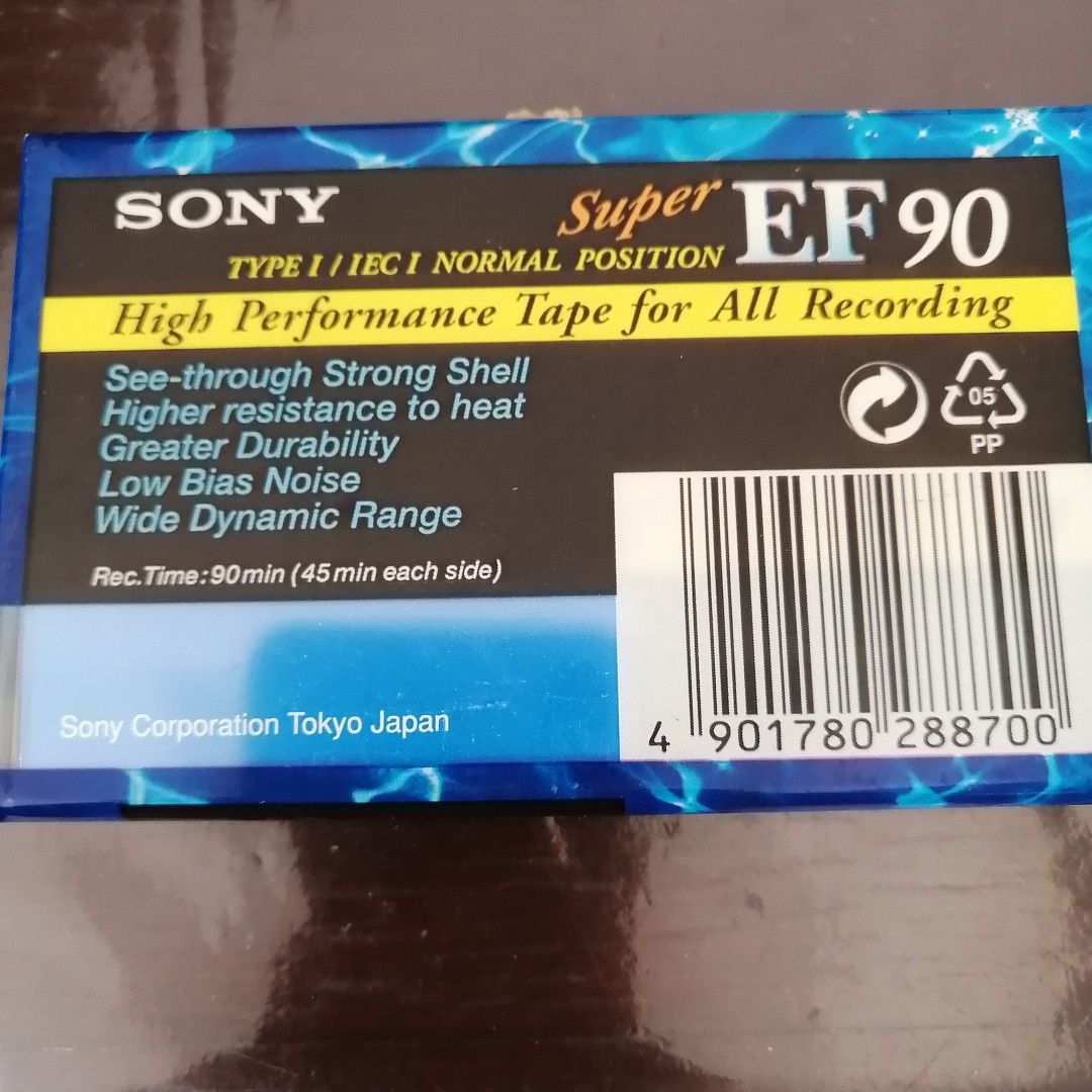 Sony Bland Tape EF90, Hobbies & Toys, Collectibles & Memorabilia ...