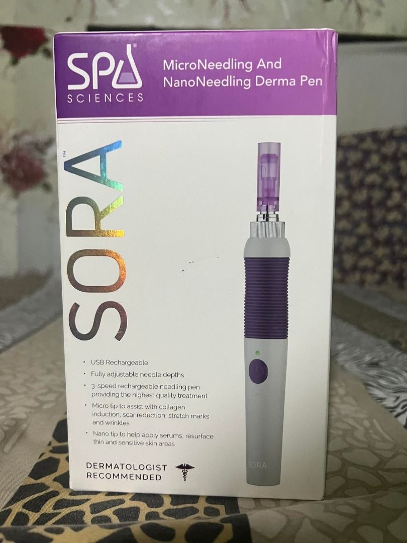 Spa Sciences SORA MicroNeedling and NanoNeedling Derma Pen, Beauty ...