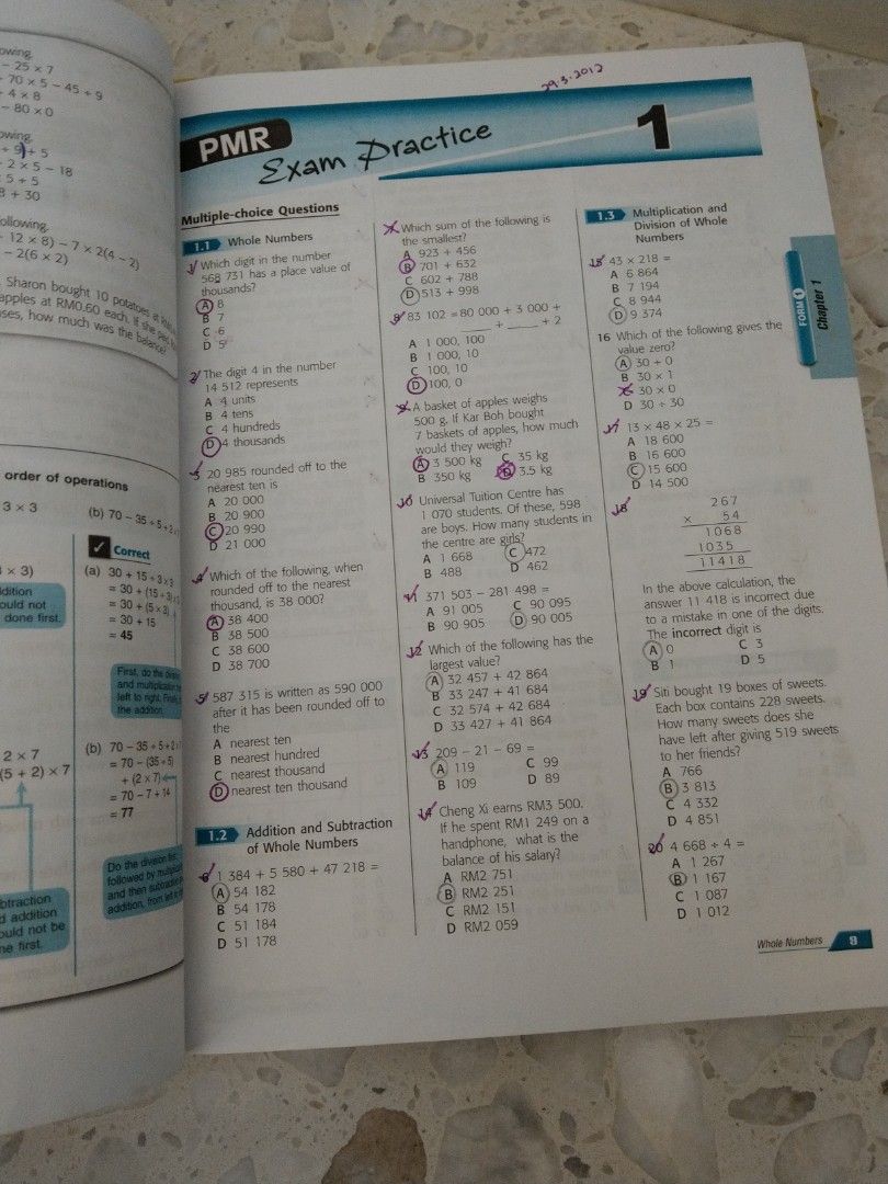 SUCCESS PMR MATHEMATICS, Hobbies & Toys, Books & Magazines, Assessment ...