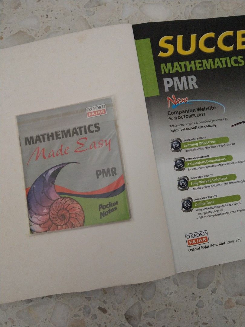 SUCCESS PMR MATHEMATICS, Hobbies & Toys, Books & Magazines, Assessment ...
