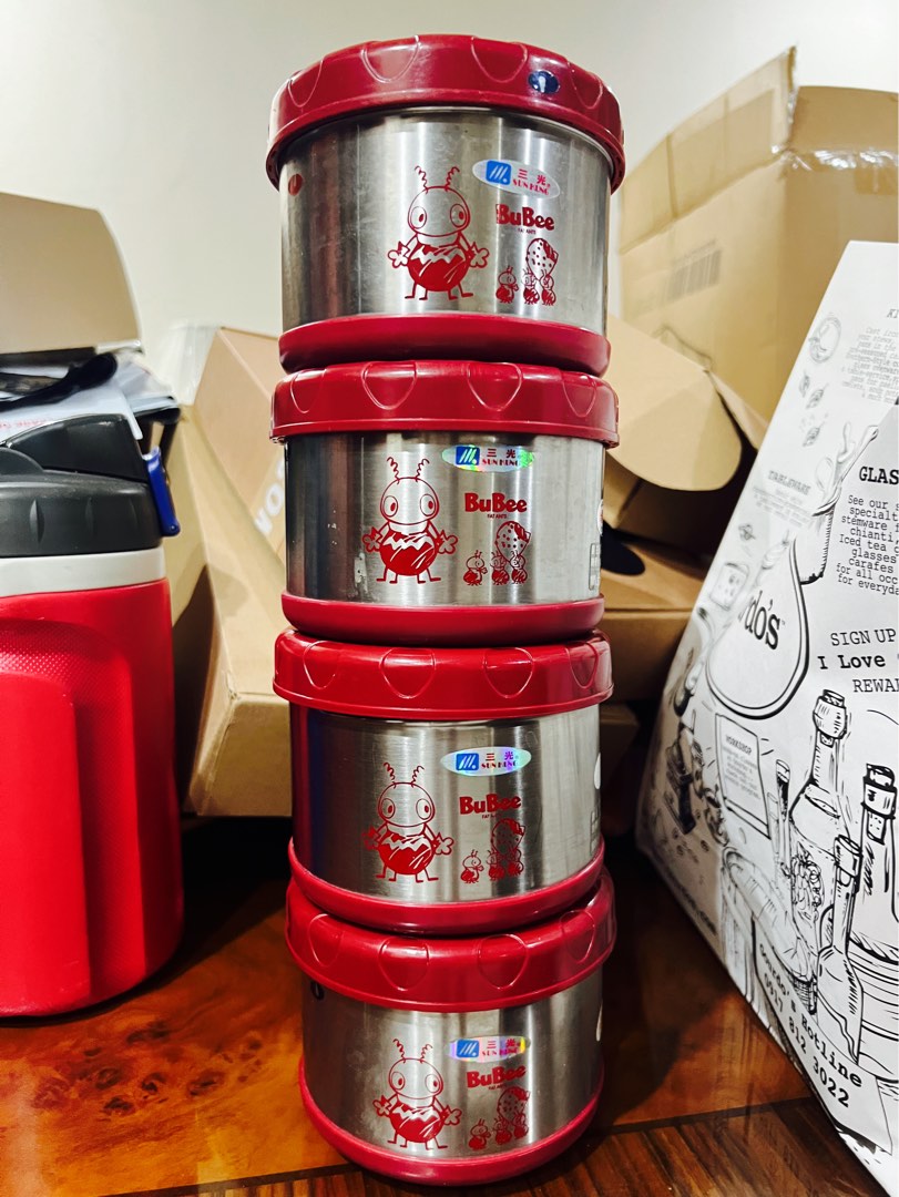 Sun Kung Bubee Lunchboxes (Model: K-1000B), Furniture & Home Living ...