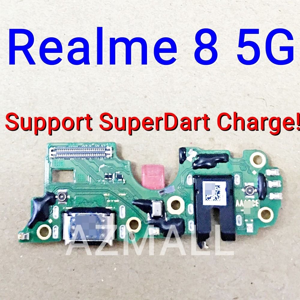 (Support 18W Fast Charge) NEW ORI Charging Port Board with FULL IC Chipset MIC Microphone Flex ...