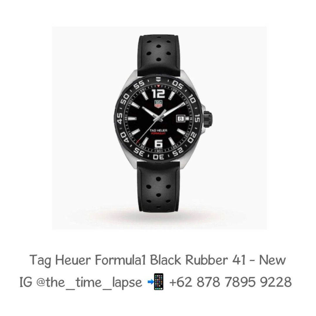 Tag Heuer Formula 1 Black Dial with Rubber Quartz 41 - New in Box ...
