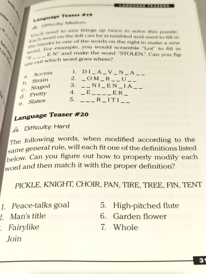 The Brain Strain Mental Muscle Book By Jake Olefsky, Hobbies & Toys ...