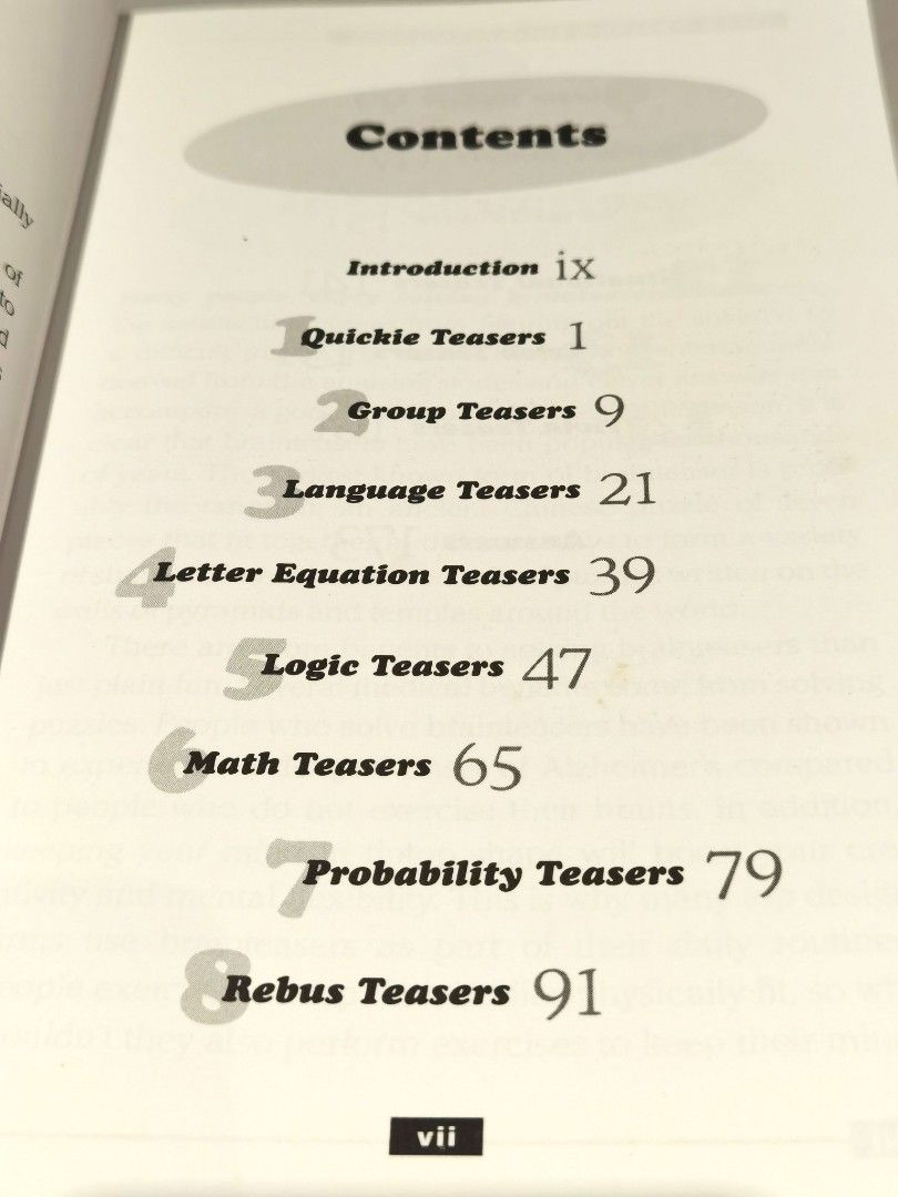 The Brain Strain Mental Muscle Book By Jake Olefsky, Hobbies & Toys ...