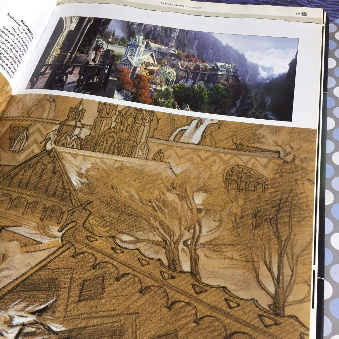 The Lord of the Rings: The Art of the Fellowship of the Ring, Hobbies & Toys, Books & Magazines ...