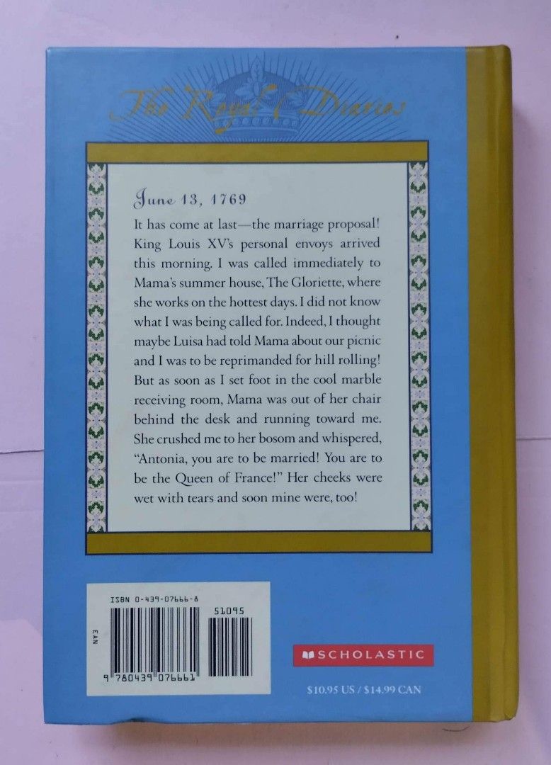 The Royal Diaries: Marie Antoinette - Princess Of Versailles By Kathryn ...