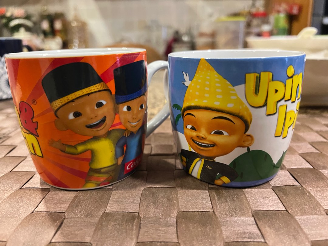 Upin & Ipin Mugs (x2), Hobbies & Toys, Collectibles & Memorabilia, Fan ...