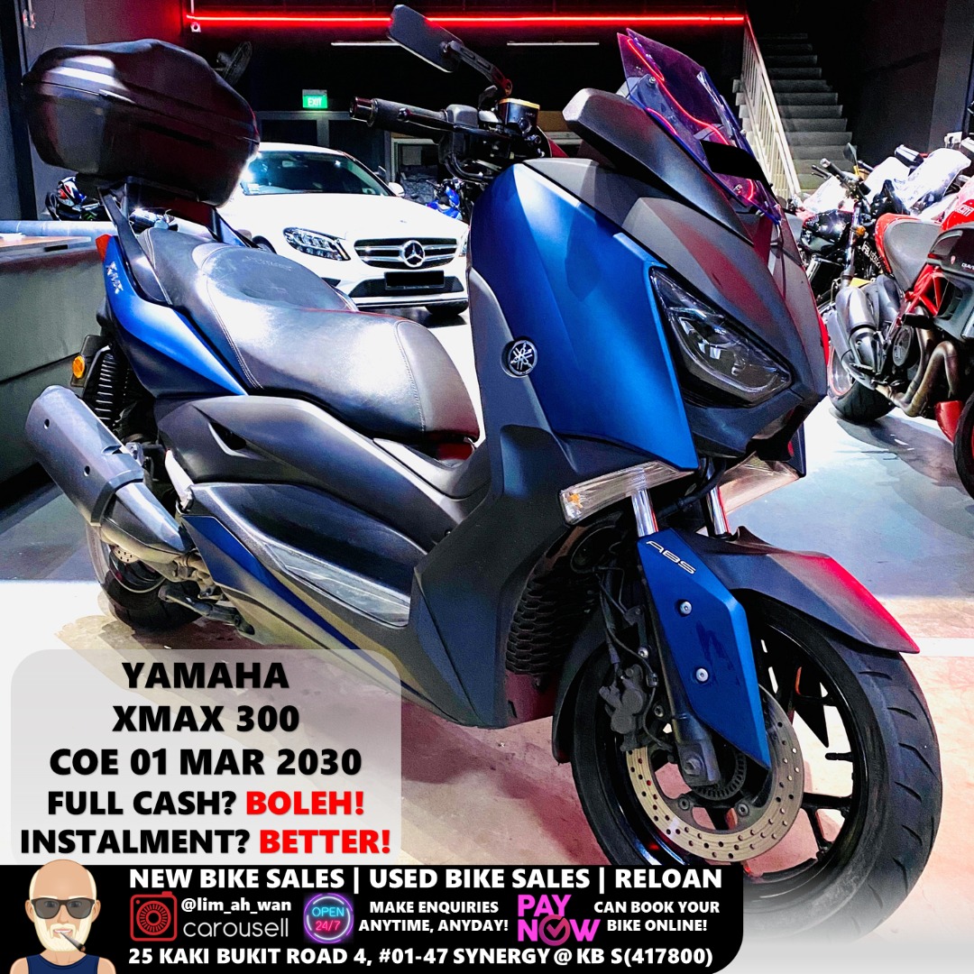 USED Yamaha XMAX 300, Motorcycles, Motorcycles for Sale, Class 2A on ...