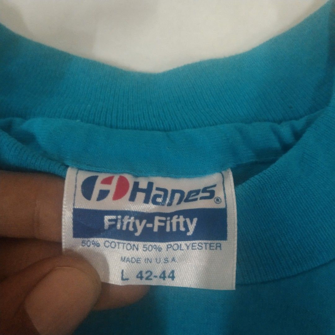 VINTAGE HANES 50/50, Men's Fashion, Activewear on Carousell