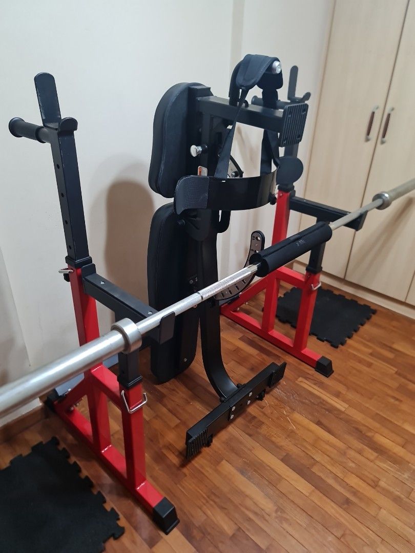 Vitox Adjustable Squat Rack, Sports Equipment, Exercise & Fitness ...