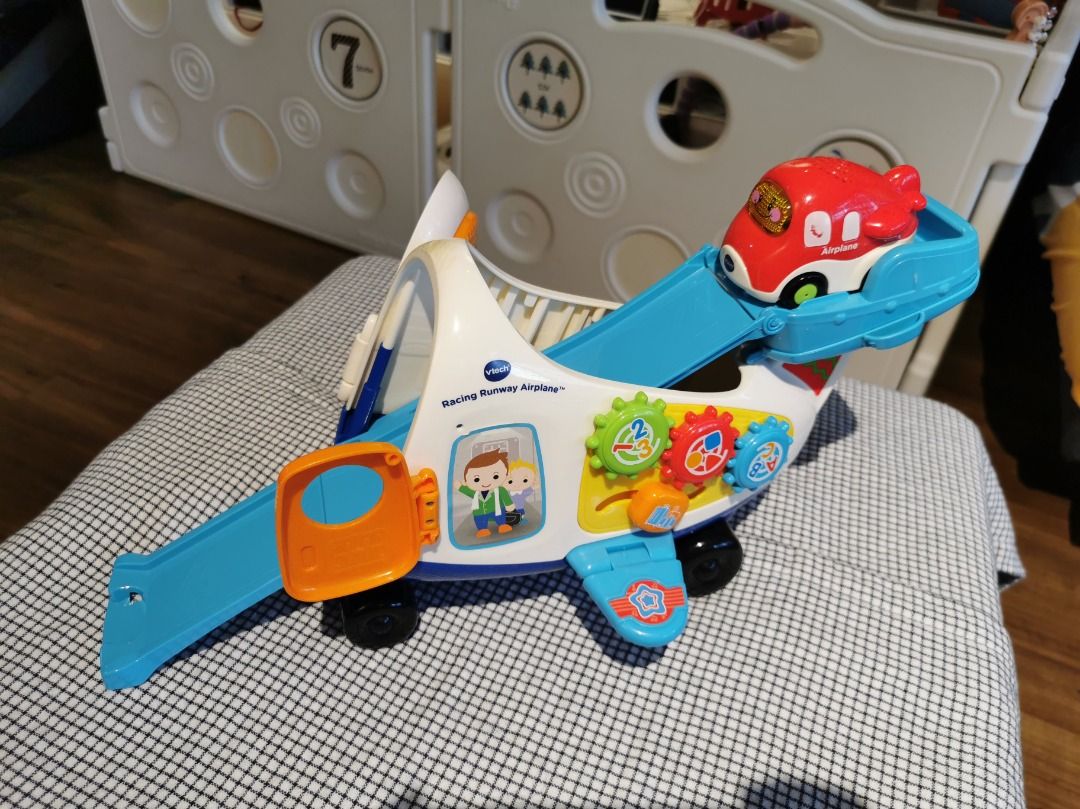 VTech Go! Go! Smart Wheels Racing Runway Airplane, Babies & Kids ...