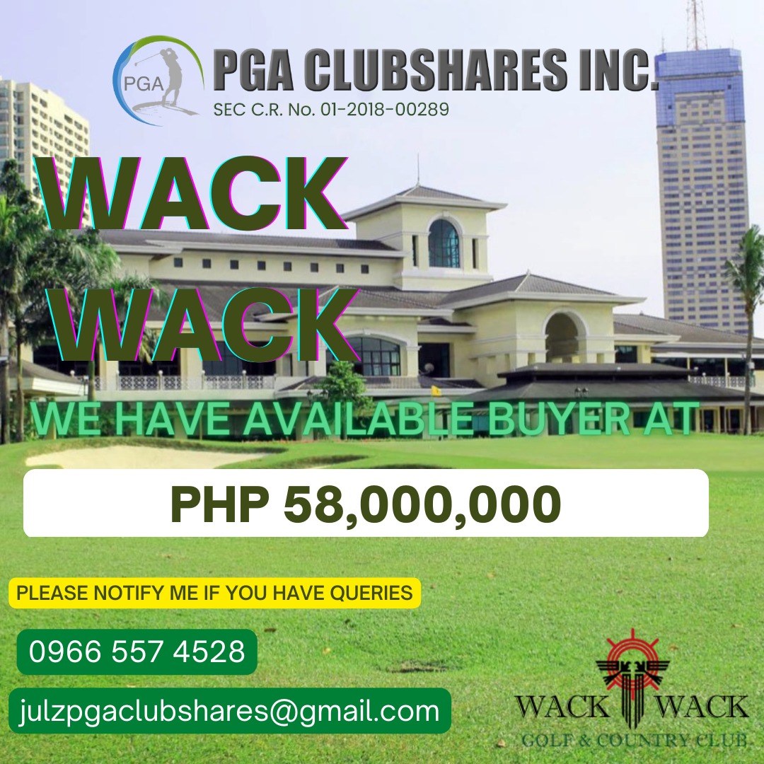 WACK WACK GOLF & COUNTRY CLUB, Sports Equipment, Sports & Games, Golf ...