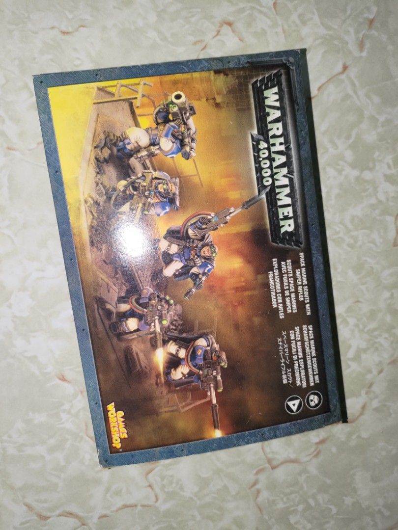 Warhammer 40K Scout Sniper Space Marine, 興趣及遊戲, 玩具 & 遊戲類 - Carousell