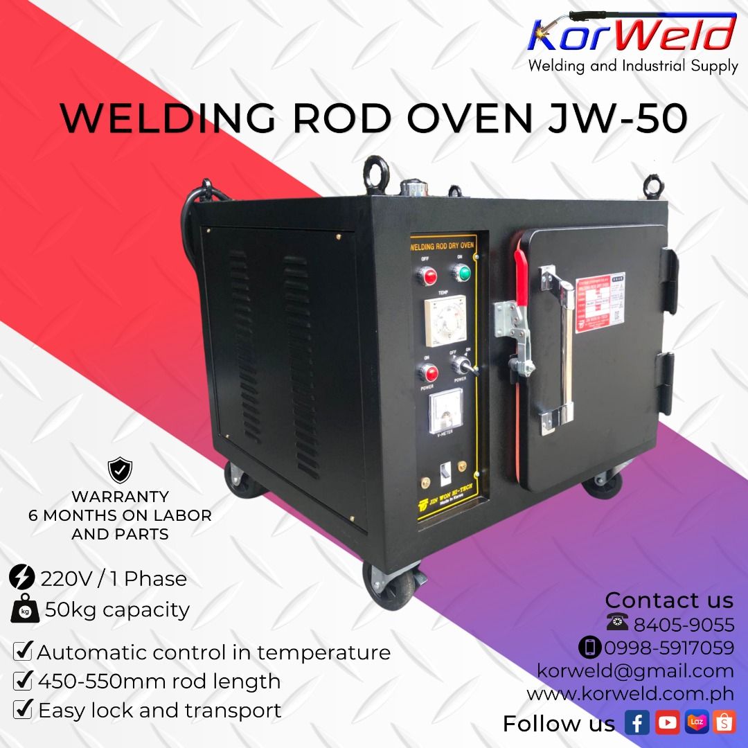 Welding Electrode Oven JW-50, Commercial & Industrial, Industrial Equipment on Carousell